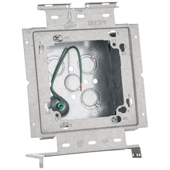 Caddy PKP1 Box Mounting Plate With Far Side Support On Stud Assembly ...