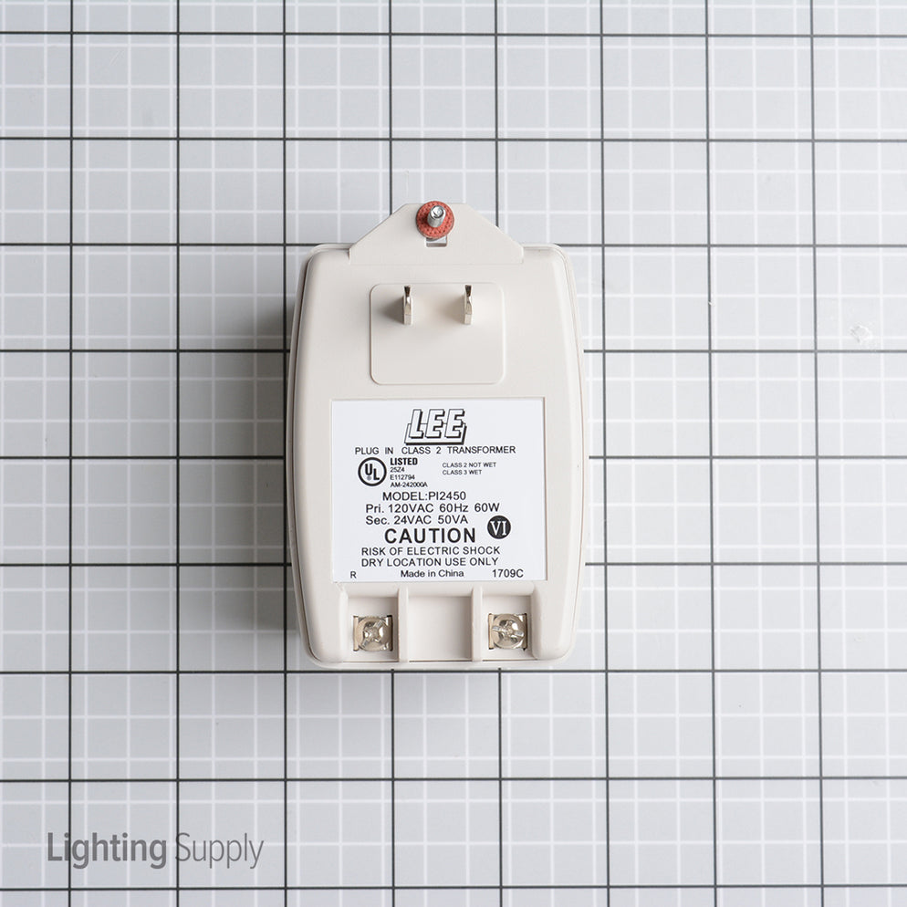 Standard 24V/TRANSFORMER Plug-In Magnetic Step-Down 50VA Transformer ...