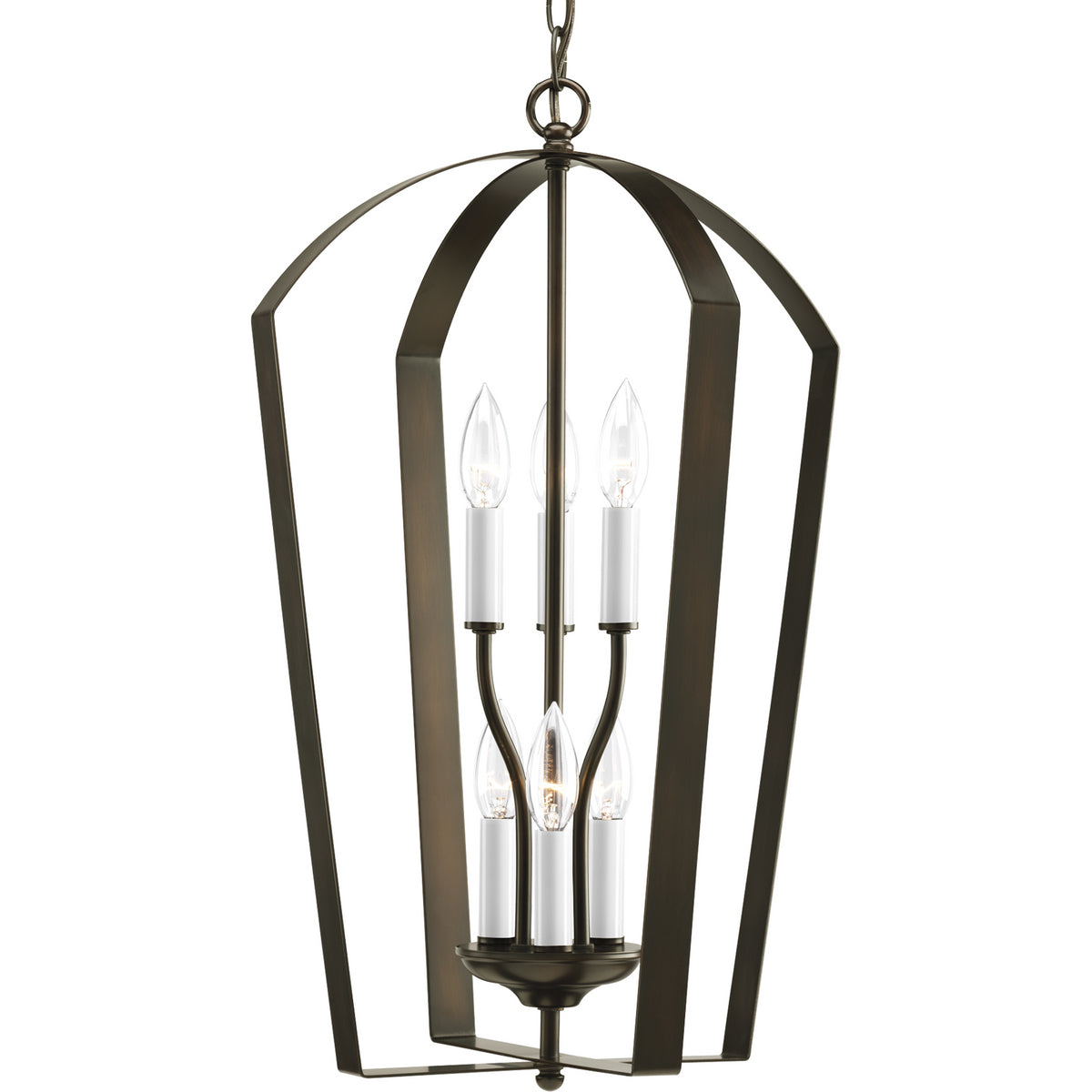 Progress Lighting P3929-20 Gather Collection Six-Light Foyer Pendant ...