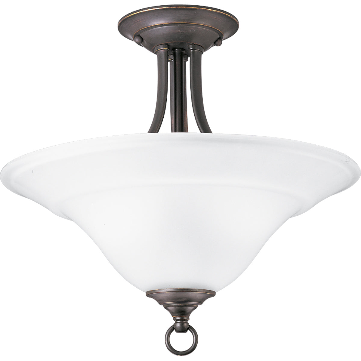 Progress Lighting P3473-20 Trinity 2-Light 16 Inch Semi-Flush ...