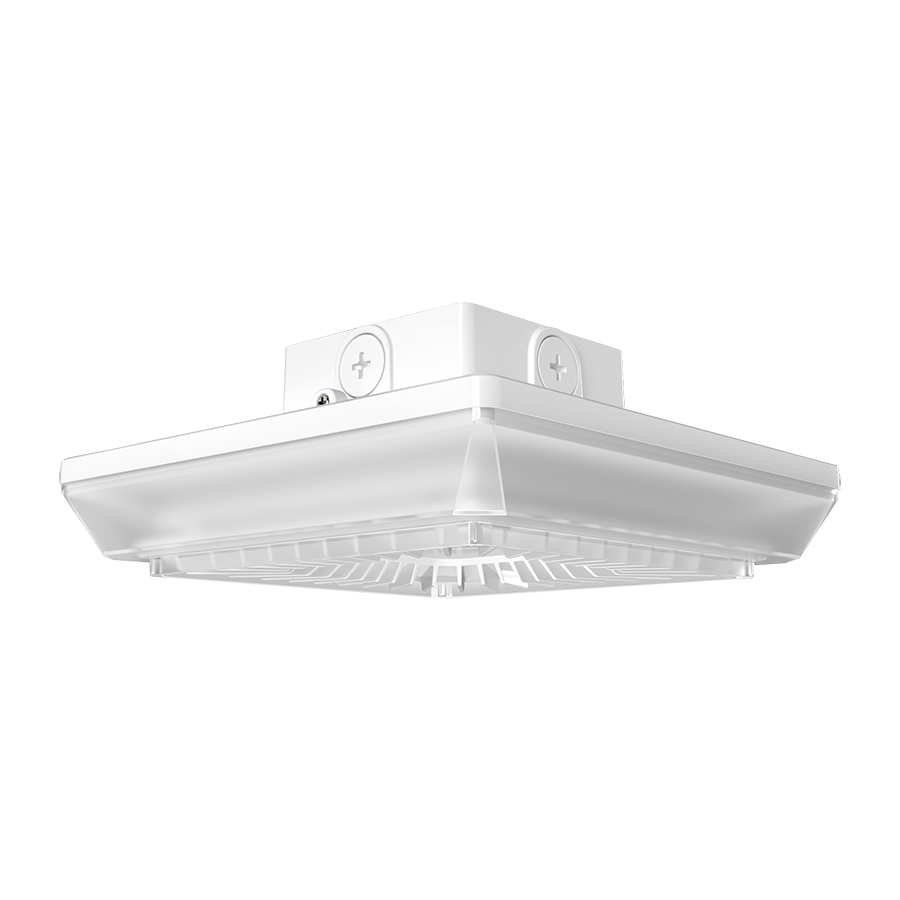 RAB PRT55SW Porto Field Adjustable LED Garage Light Square White ...
