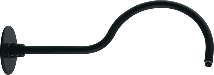 RAB GOOSE1 Gooseneck Style1 24 Inch From Wall Bronze — Lighting Supply