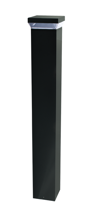 RAB BLED12N-180 Bollard Square 42 Inch 12W LED 180 Degree Bronze ...