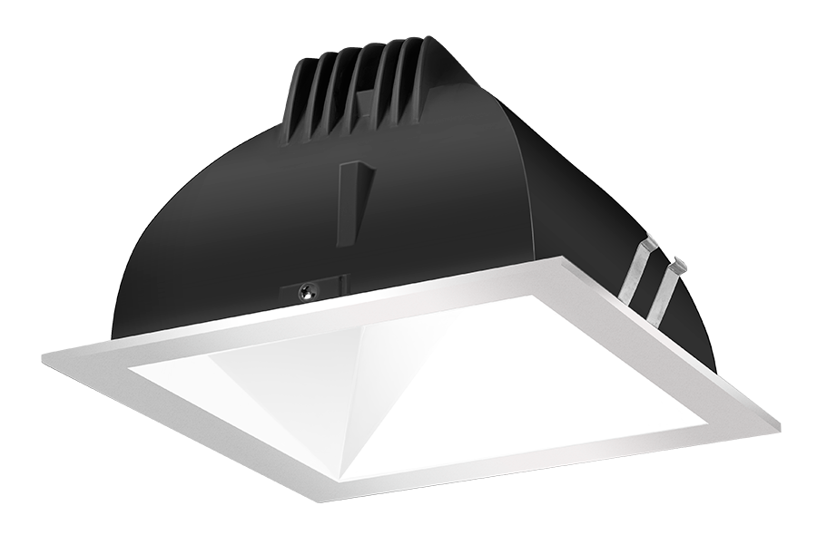 RAB NDLED4SD-50Y-W-S LED Trim MOD 4 Inch Square 50 Degree White Cone ...