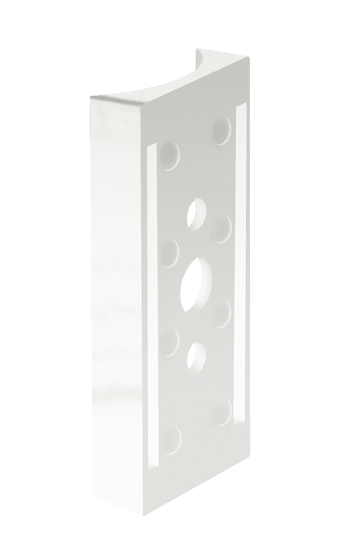 RAB RPA35W-ALED360 Round Pole Adaptor 3.5 Inch Round Pole/Gasket ...