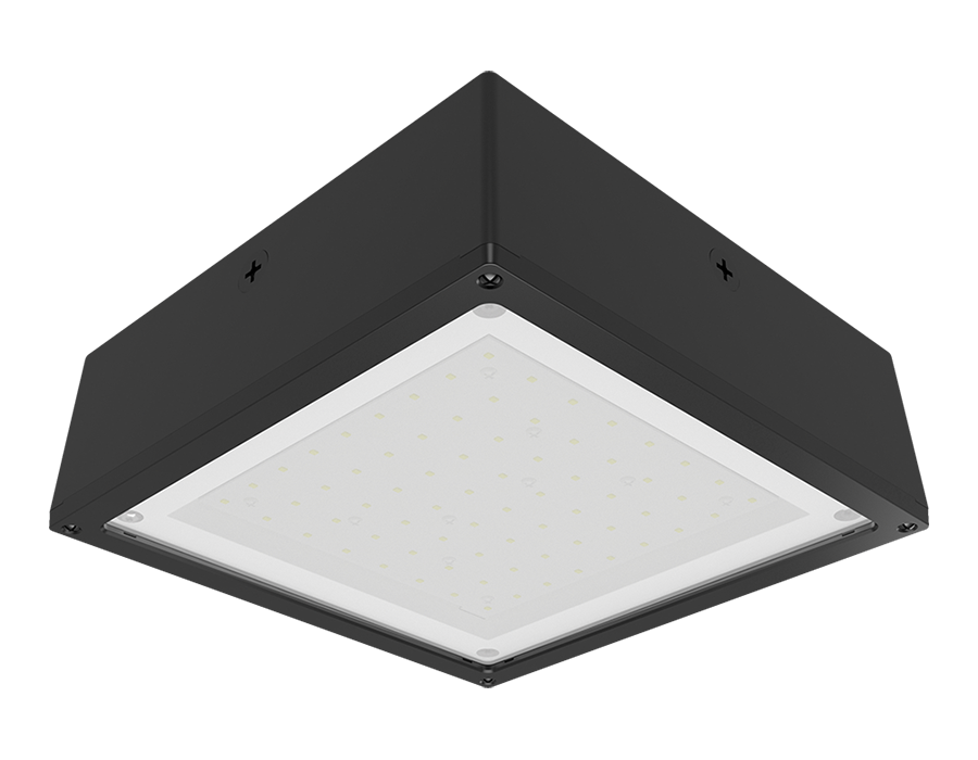 RAB VANLED10NFFR VanLED 10W 4000K Flat Frosted Lens 120-277V Bronze ...