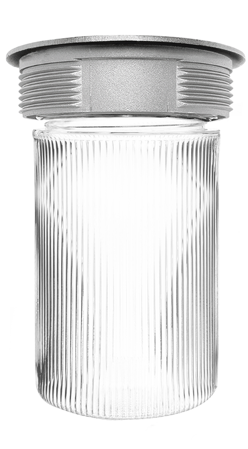 RAB VC100P Vaporproof 100 Ceiling With Perma Globe — Lighting Supply