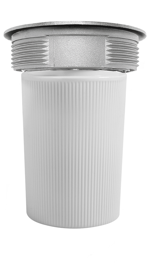 RAB VC200PW Vaporproof 200 Ceiling With White Perma Globe — Lighting Supply