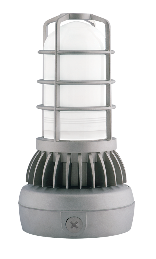 RAB VXLED26DG/UP Vaporproof Uplight 26W LED Frosted Globe And Guard ...