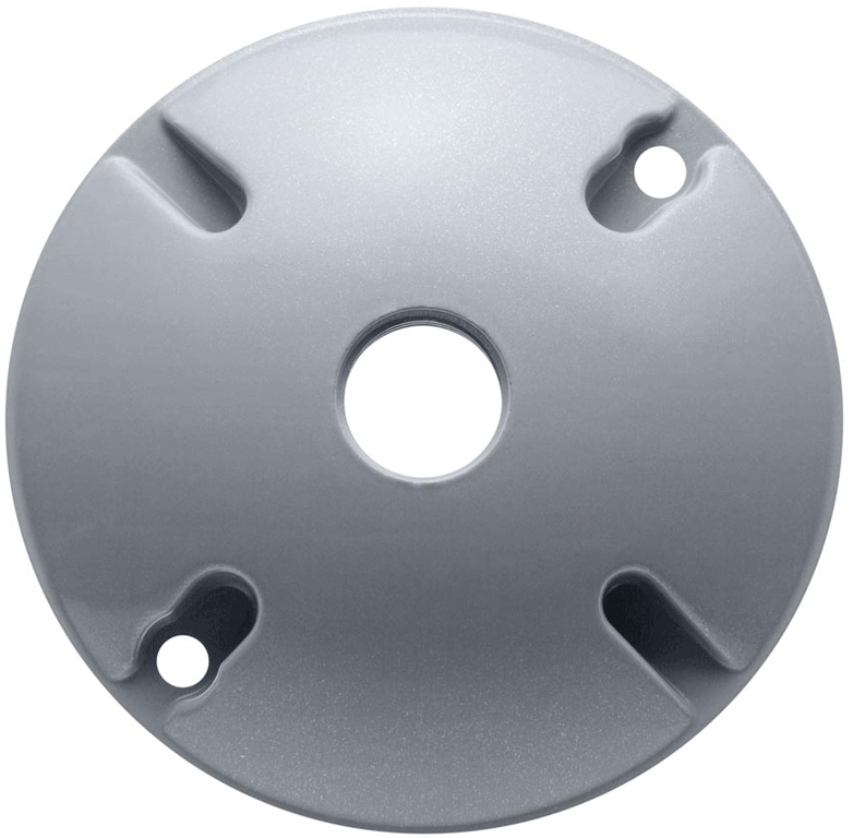 RAB C100 Weatherproof Cover Round 1 Hole — Lighting Supply