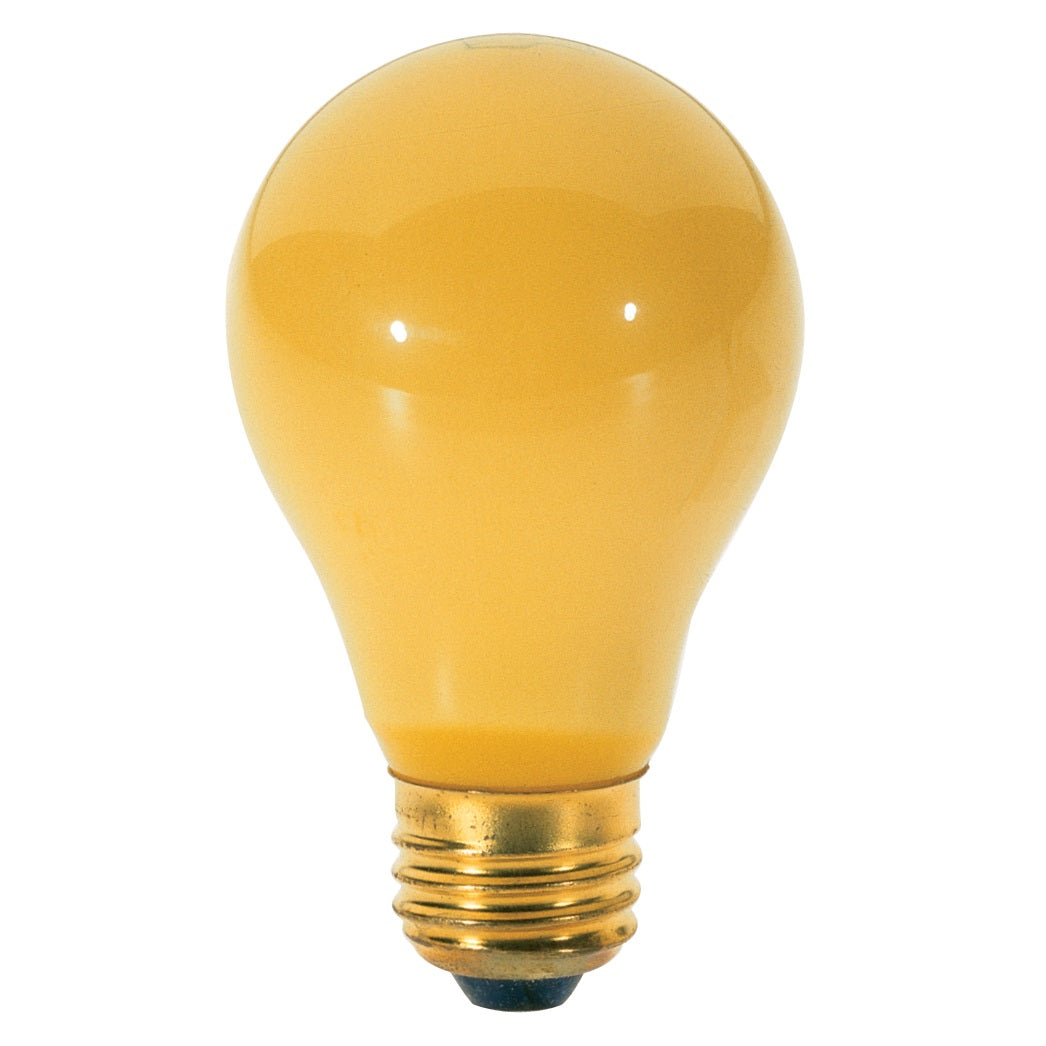 SATCO/NUVO S3939 100A/Bug 100W A19 Incandescent Yellow Medium Base ...