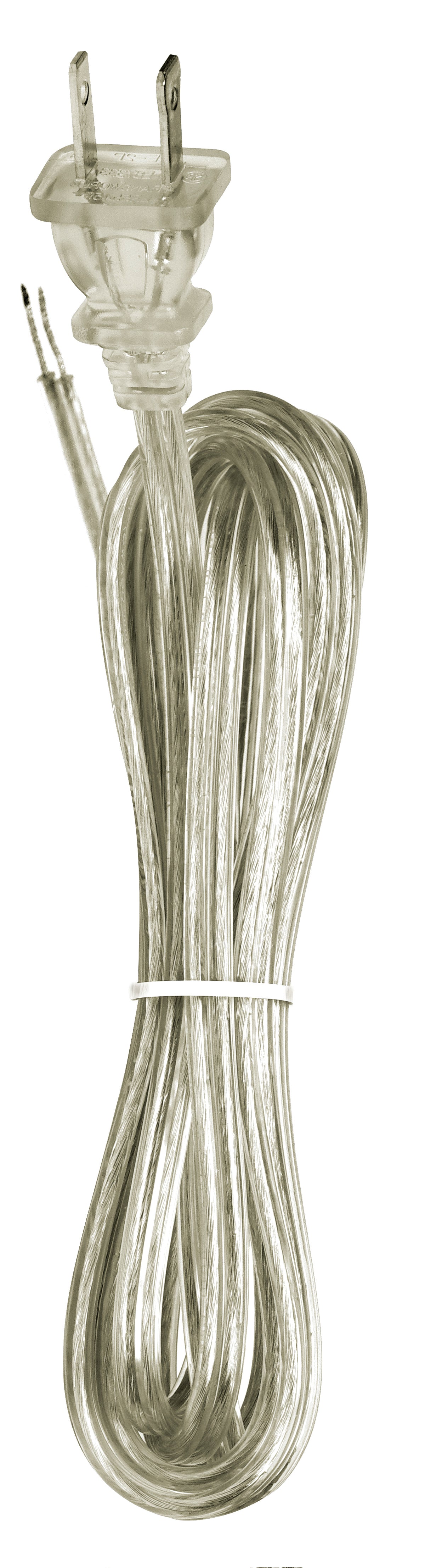 SATCO/NUVO 90-2642 10 Foot SPT-2 105 Silver Cord Set — Lighting Supply