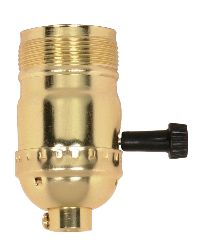 SATCO/NUVO 90-1410 3-Way 2 Circuit Turn Knob Socket/Removable Knob ...