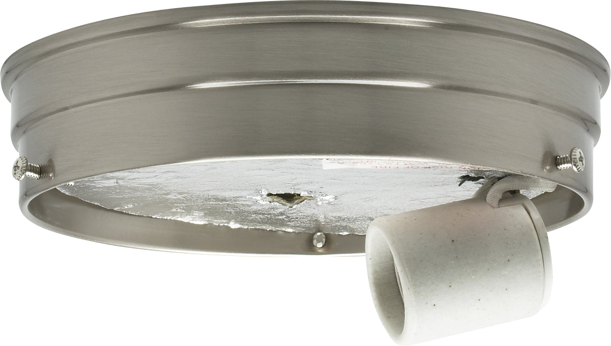 SATCO/NUVO 90-1448 6 Inch 1-Light Ceiling Pan Brushed Nickel — Lighting ...