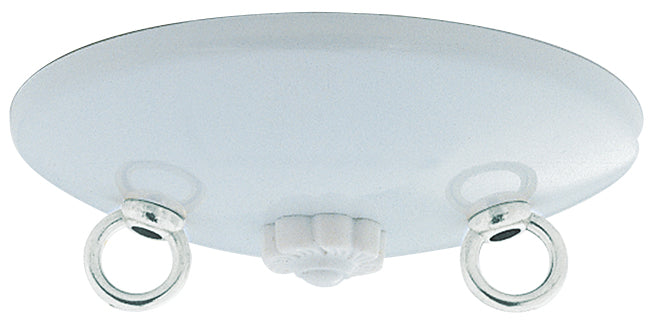 SATCO/NUVO 90-199 Bath Swag Canopy Kit White 5 Inch — Lighting Supply