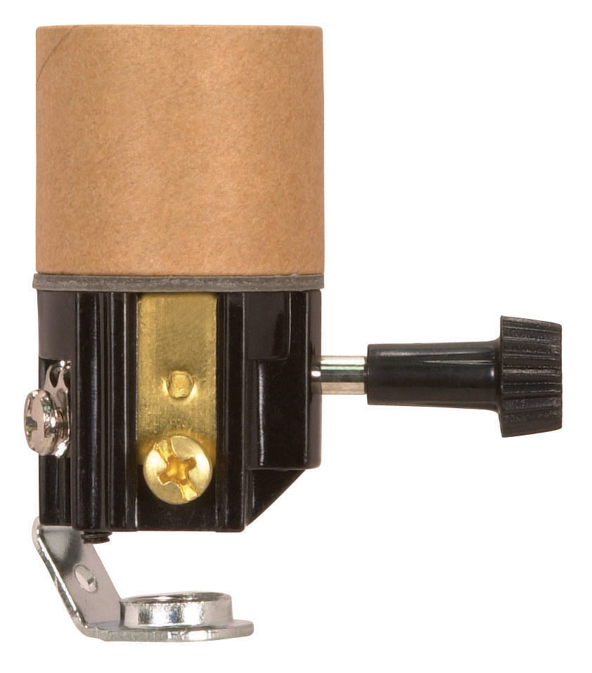 SATCO/NUVO 90-1152 Turn Knob Socket With Paper Liner — Lighting Supply