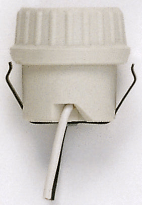 SATCO/NUVO 90-1107 Keyless Porcelain Socket With Double Snap-In Clip ...