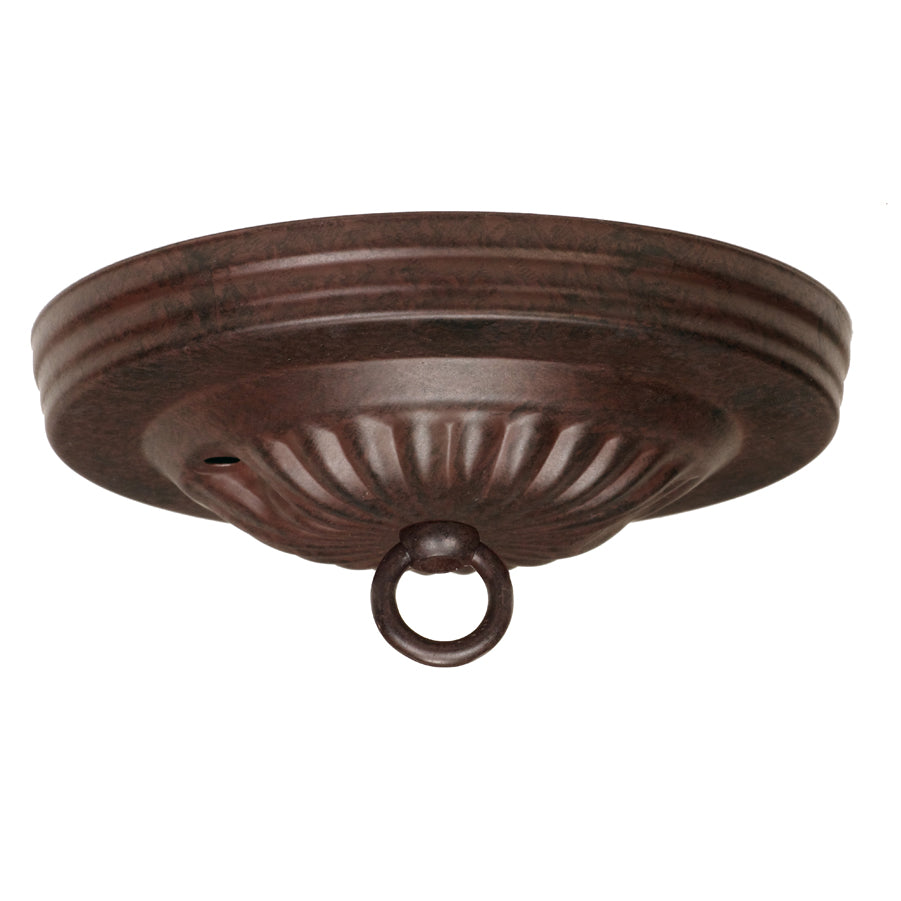 SATCO/NUVO 90-1883 Ribbed Canopy Kit Old Bronze 5 Inch — Lighting Supply