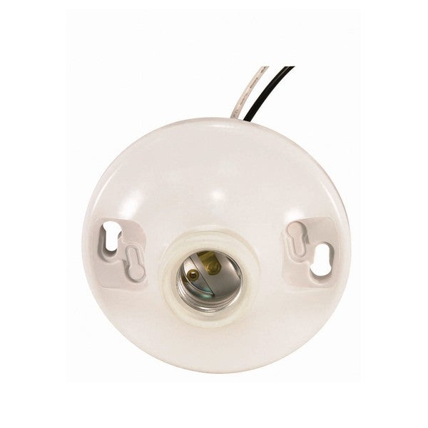 SATCO/NUVO 90-1502 Keyless White Phenolic Ceiling Receptacle — Lighting ...