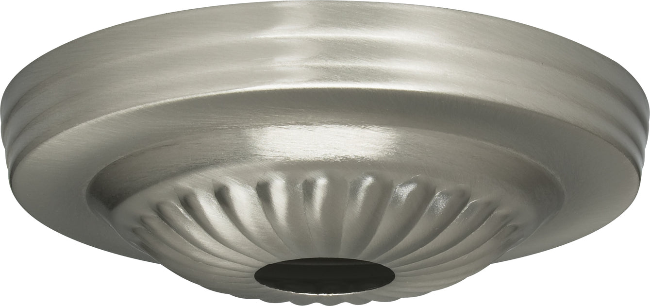 SATCO/NUVO 90-1844 Ribbed Canopy Only Brushed Nickel 5 Inch — Lighting ...
