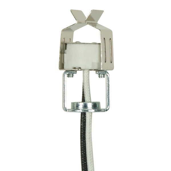 SATCO/NUVO 80-2019 Round Halogen Socket With Spring Clip — Lighting Supply
