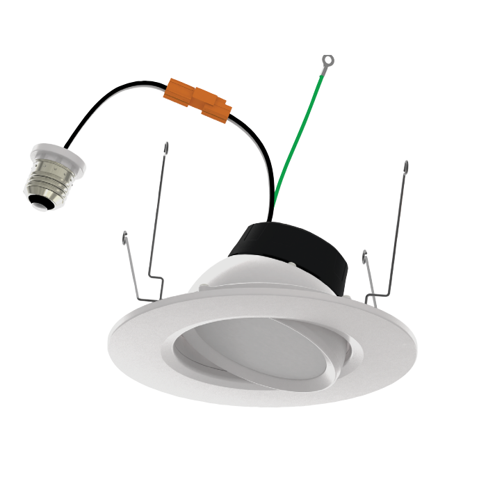 HALCO-83988 FSDLG6FR11/CCT/LED LED Selectable Downlight 6 Inch 11W ...