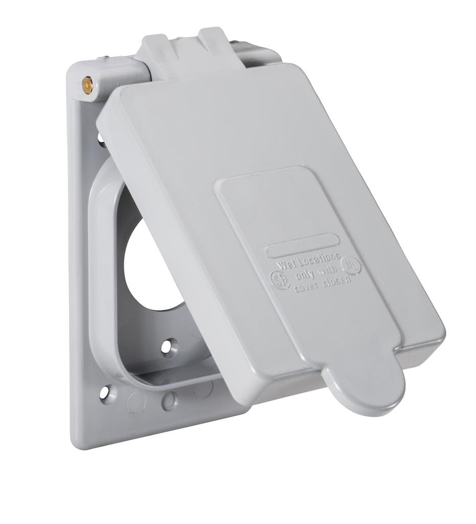 Southwire 1320 TOPAZ Weatherproof Box Cover-Single 50A Receptacle ...