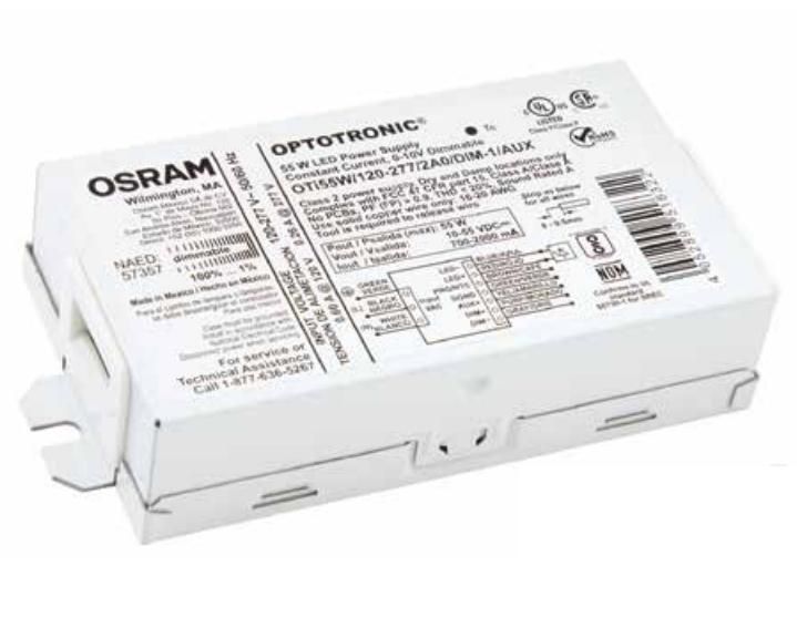 Sylvania 57358 OTI55W1202772A0DIM1JAUX Compact LED Power Supply ...