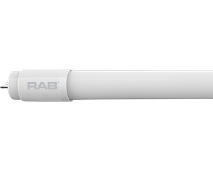 RAB T8-14-48GC-835-HYB LED T8 4 Foot Glass Coated Hybrid 14W G13 Base ...