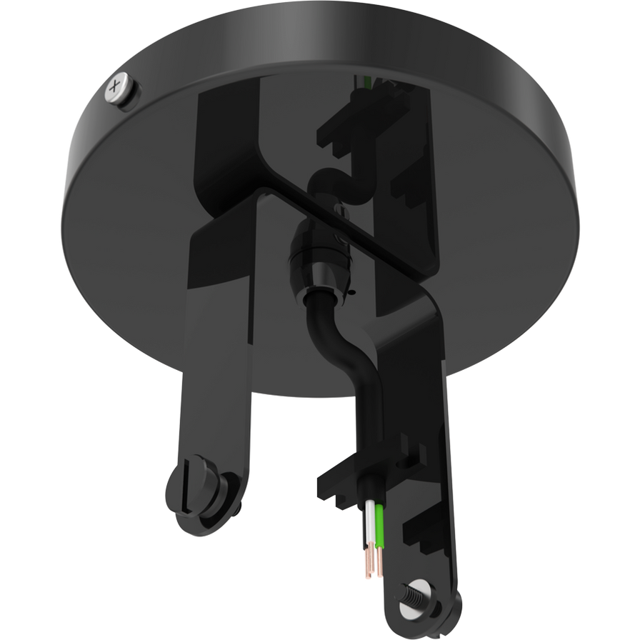 RAB TK22MB-CM-KIT Track22 Track Light Medium Black Ceiling Mount Kit ...