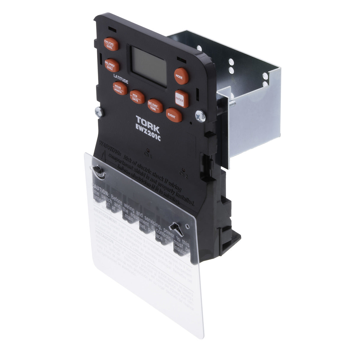 Tork EWZ201C-MB Astronomic 7-Day Digital Time Switch Two Channel 30A ...