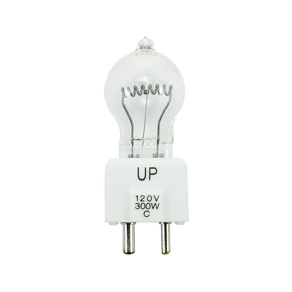 USHIO 1000896 JCD120V-300WC Halogen G7 120V 300W GY9.5 Base Clear ...