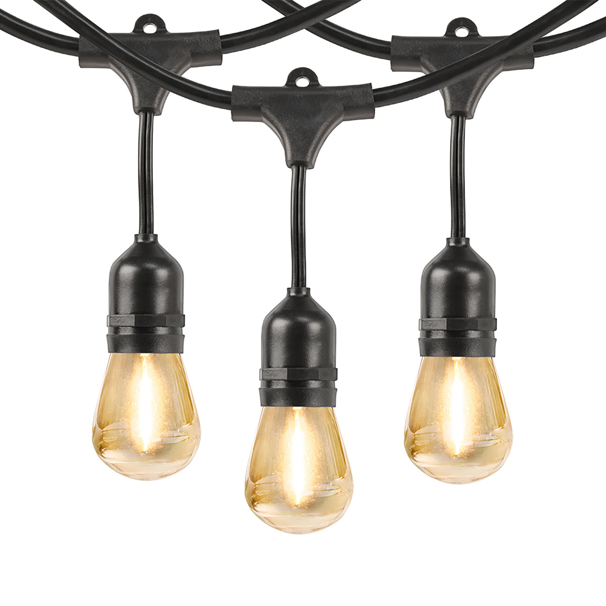 Feit Electric SL20-10/SOL/V1 20 Foot Solar Powered LED String Lights ...