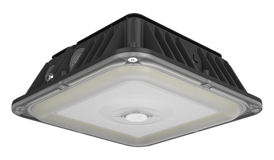 RAB VAN17-50 VAN17 3-Way Adjustable Canopy Light 50W/40W/30W Photocell ...