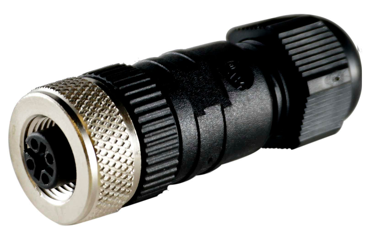 Waldmann 330634010-00003970 M12 Connector Plug 4-Pin — Lighting Supply