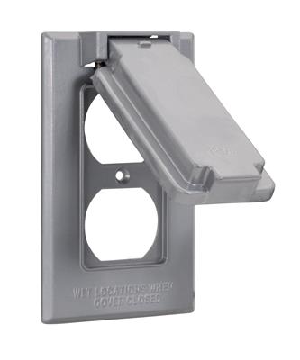Southwire WCV1DUP TOPAZ Vertical 1-Gang Duplex Weatherproof Cover ...