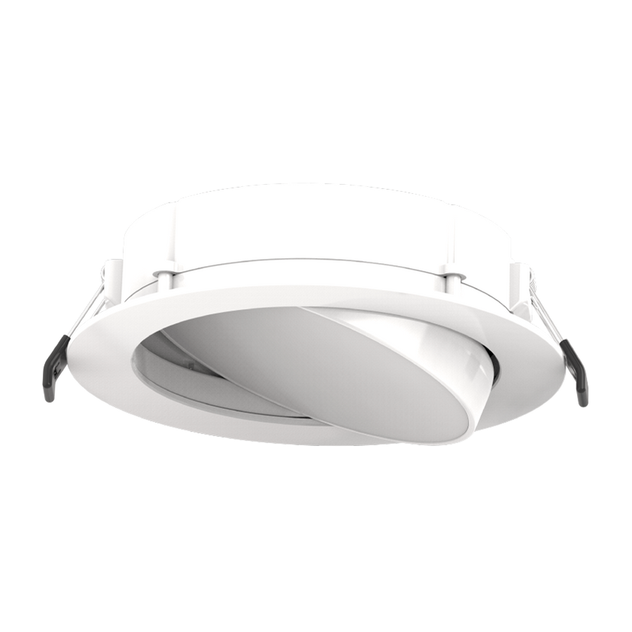 RAB WFRLA6R129FA120WS Gimbal Wafer Field Adjustable 6 Inch Round 12W ...