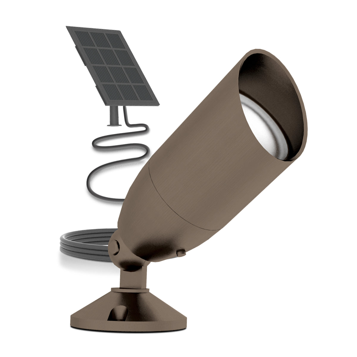 Feit Electric SPOT/PANEL/SYNC/RP 8 Inch Landscape LED Solar Spotlight ...