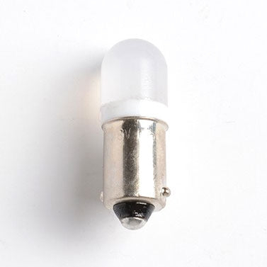 Standard LED-BRITEWH-DOME-T31/4-MB6-28V 6V-28V T3.25 BA9 Base LED Bulb ...