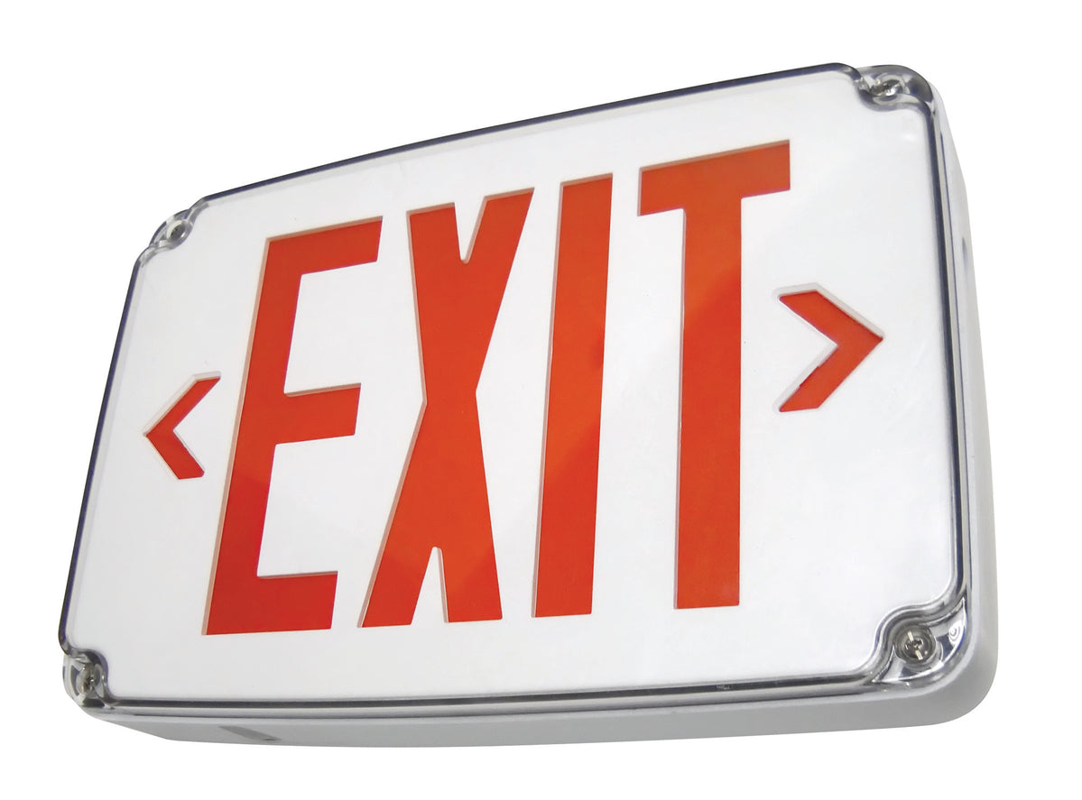 Standard-BL WLEZXTEU1RWEM-CW LED Single Face Exit Sign — Lighting Supply