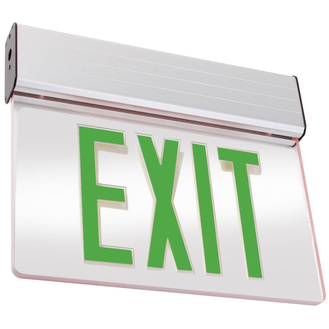 Standard-BL ELXTEU2GMAEM LED Double Face Edge Lit Exit Sign — Lighting ...