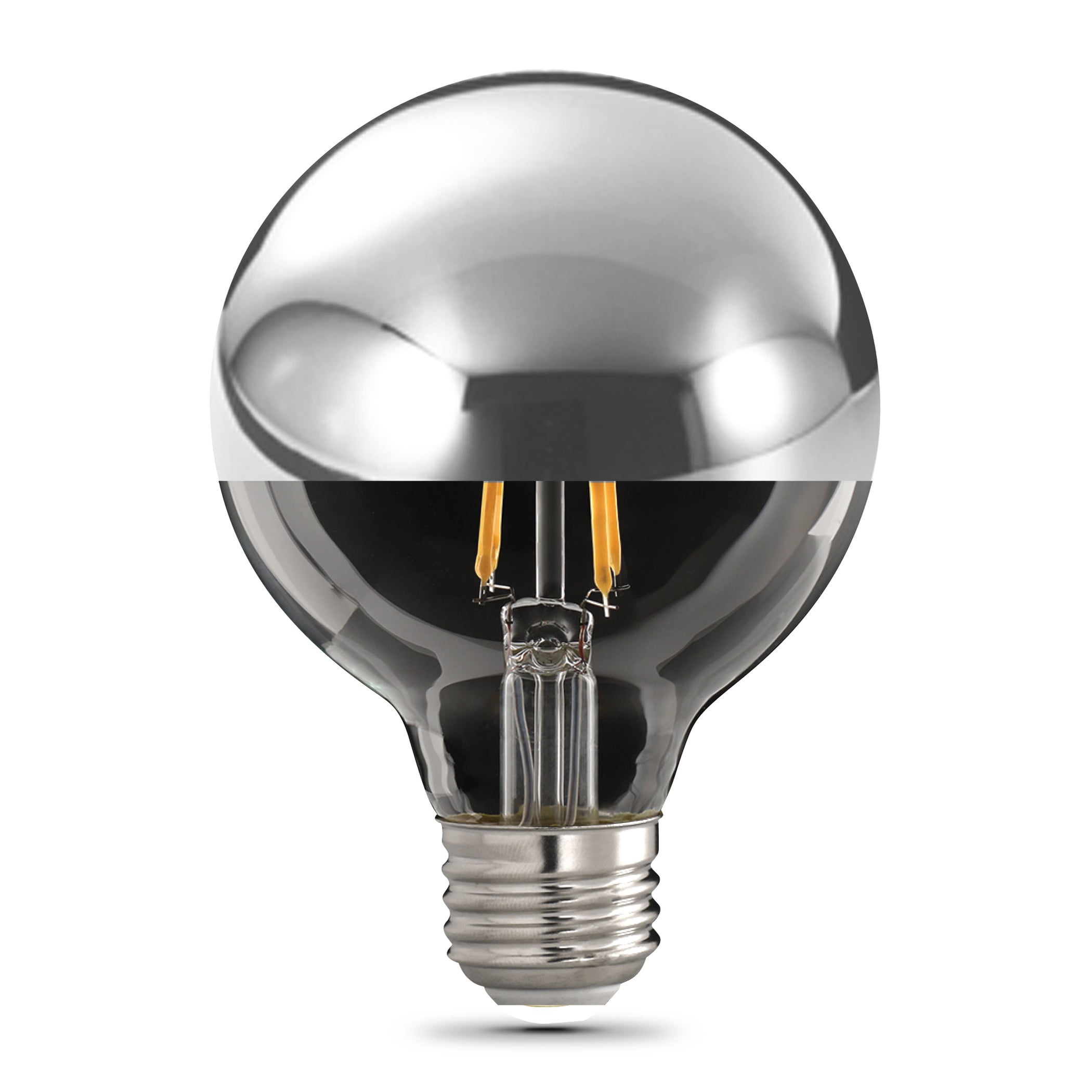 Feit Electric G2540/CHR/827/FIL 4.5W G25 Chrome Dome Top LED Bulb ...
